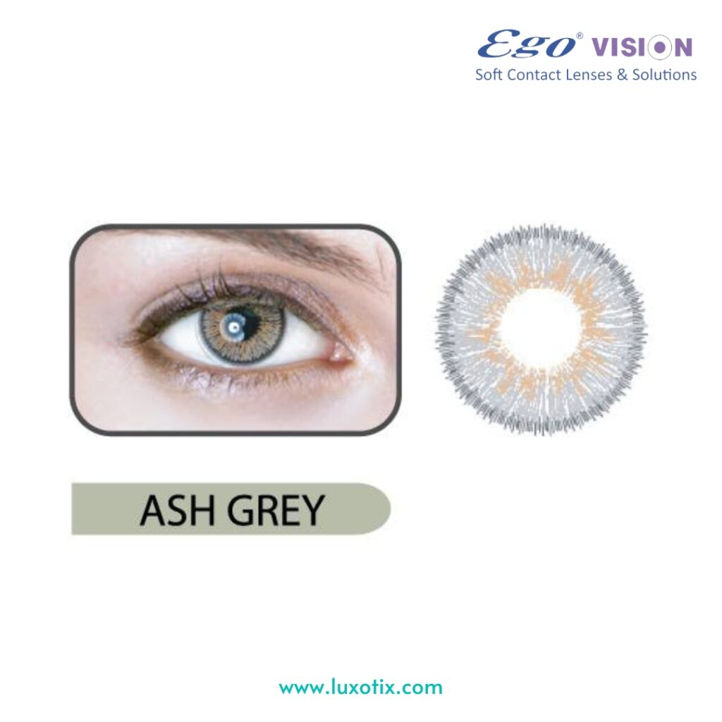 EGO Vision Ash Grey Contact Lens - Luxotix