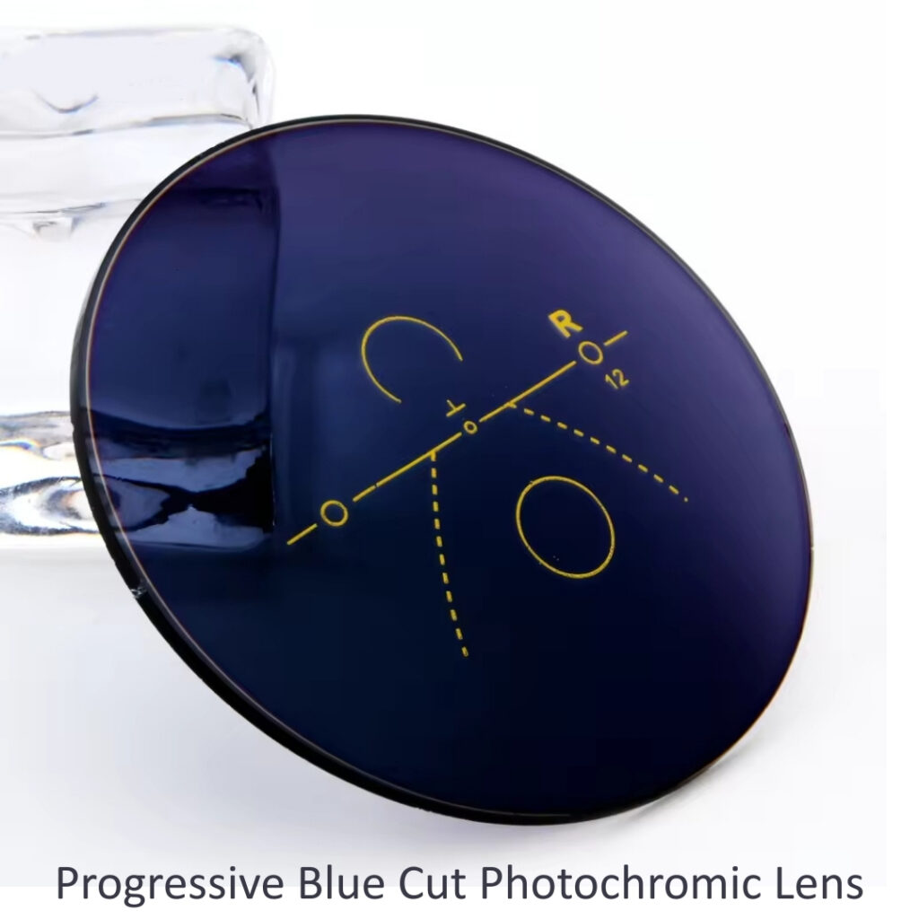 Anti-Blue Photochromic Lens Progressive - Luxotix