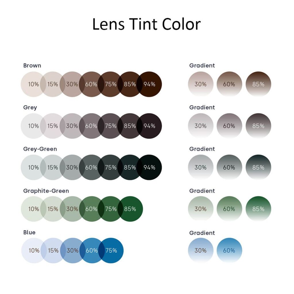 Tinted Lens (Single Vision) - Luxotix