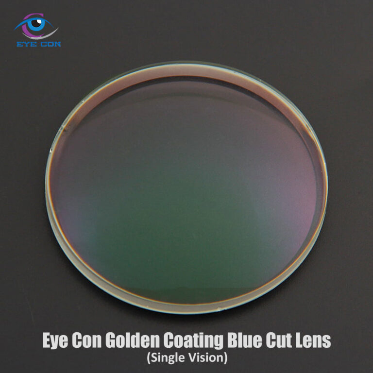 Eyecon Golden Coating Blue Cut Single Vision Lens - Luxotix