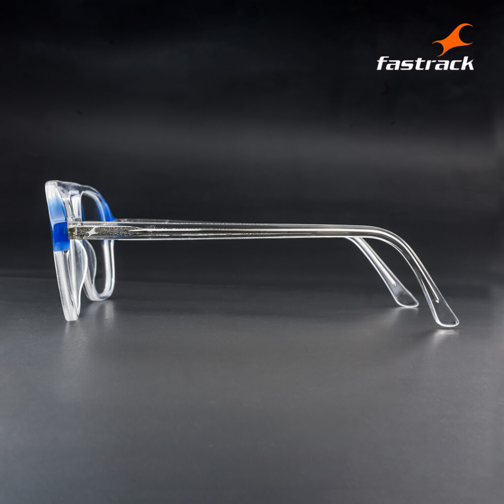 FASTRACK Transparent Clear-Blue Eyeglasses FT1496MFP2MWHV - Luxotix