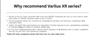 Varilux® XR Progressive Lens - Luxotix