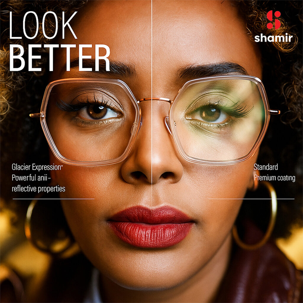 Shamir Glasier Expression Lenses - Luxotix